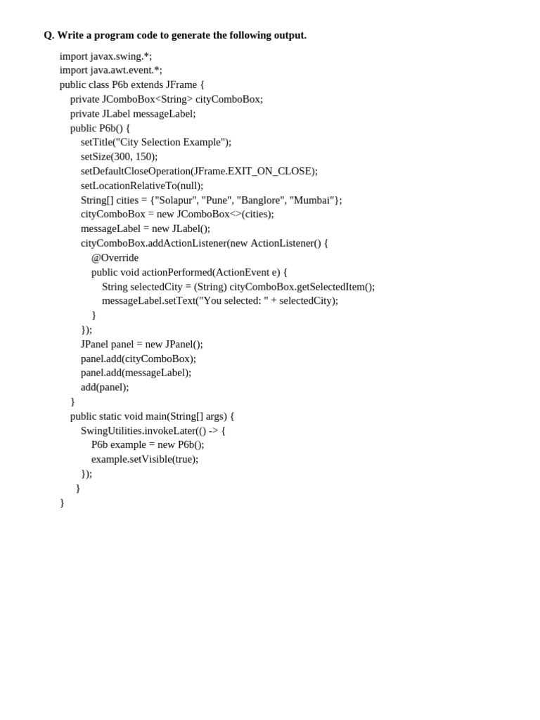 Practical No. 6 | PDF