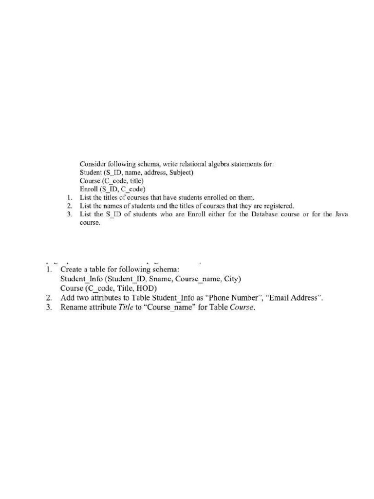 DBMS Viva Questions & Examples | PDF