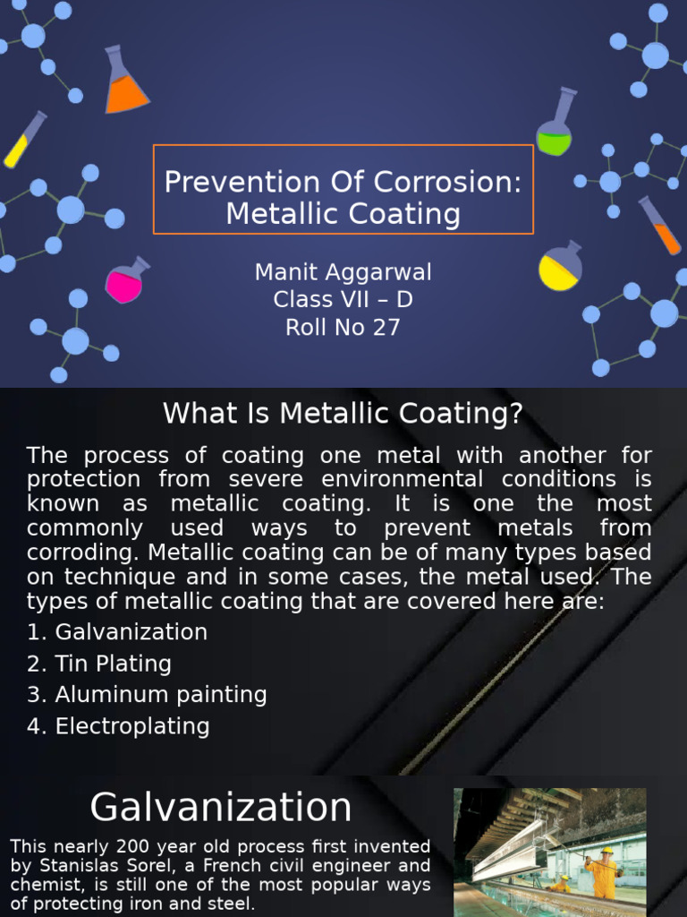 Prevention of Corrosion | PDF | Corrosion | Galvanization