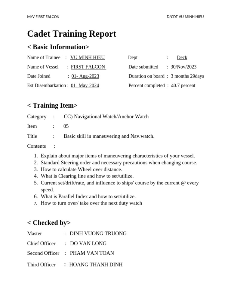 30-Nov-2023 - FIRST FALCON - VU MINH HIEU - #CC5 - Basic Skill in ...
