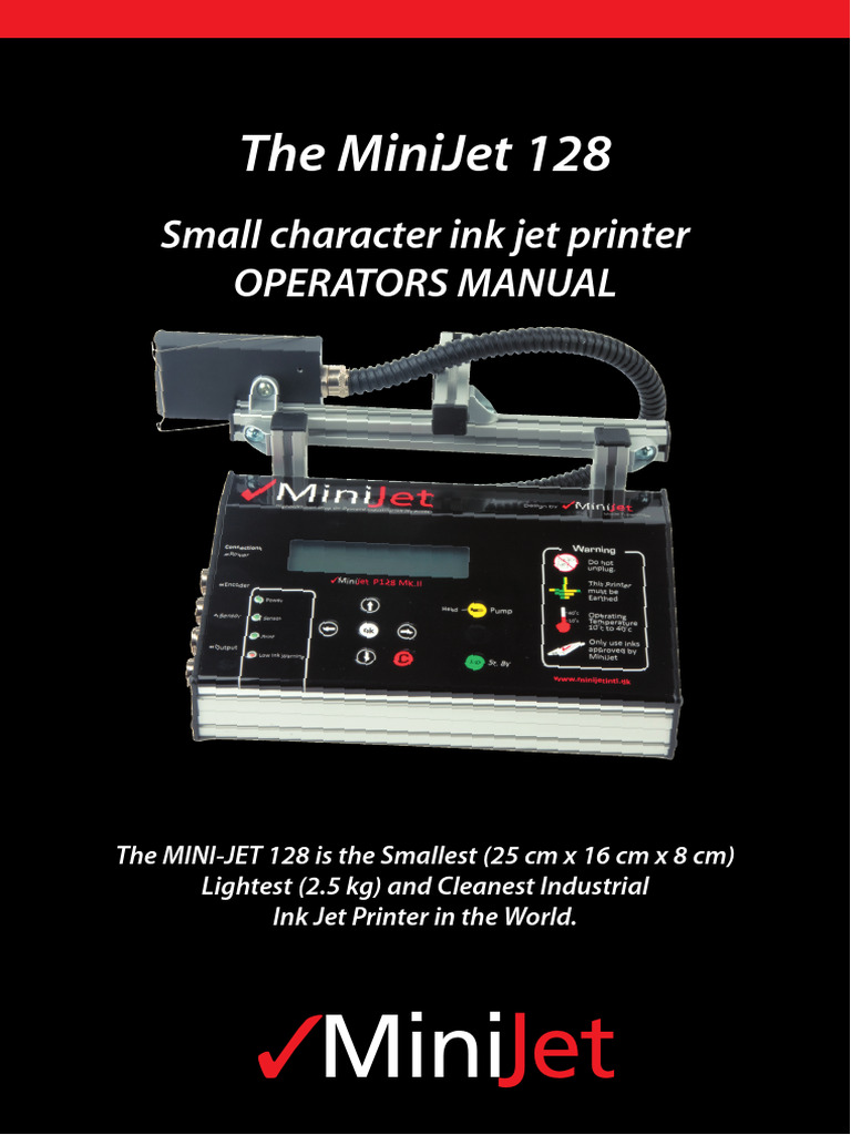 MiniJet 128 Printer Overview | PDF | Printer (Computing) | Computing
