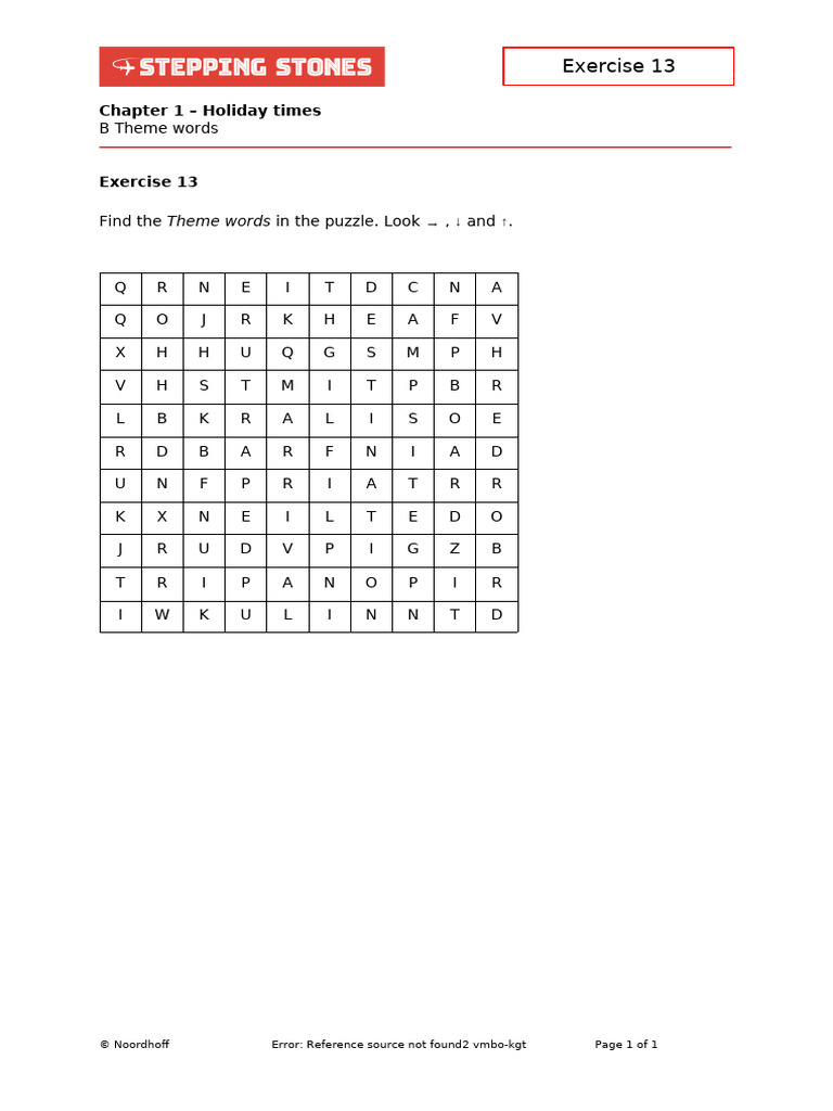 ST7UP1 kgt2 h01 Ex13 Puzzle | PDF