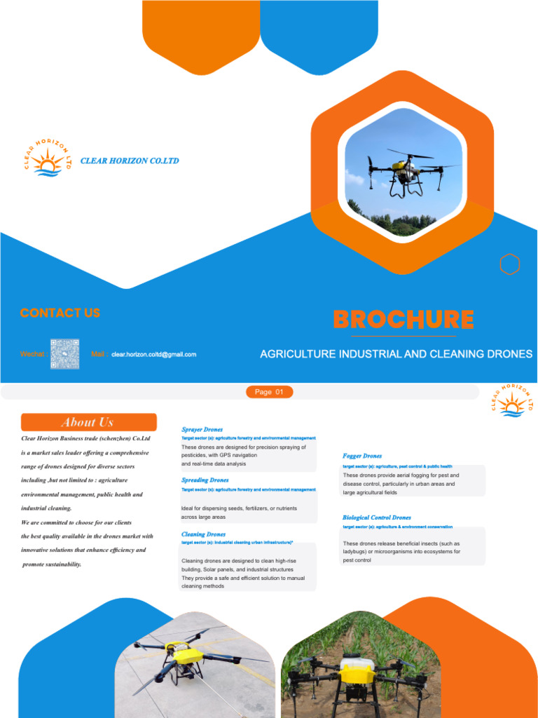 Brochure Drones Finale Eng 095918 | PDF | Unmanned Aerial Vehicle | Battery Charger