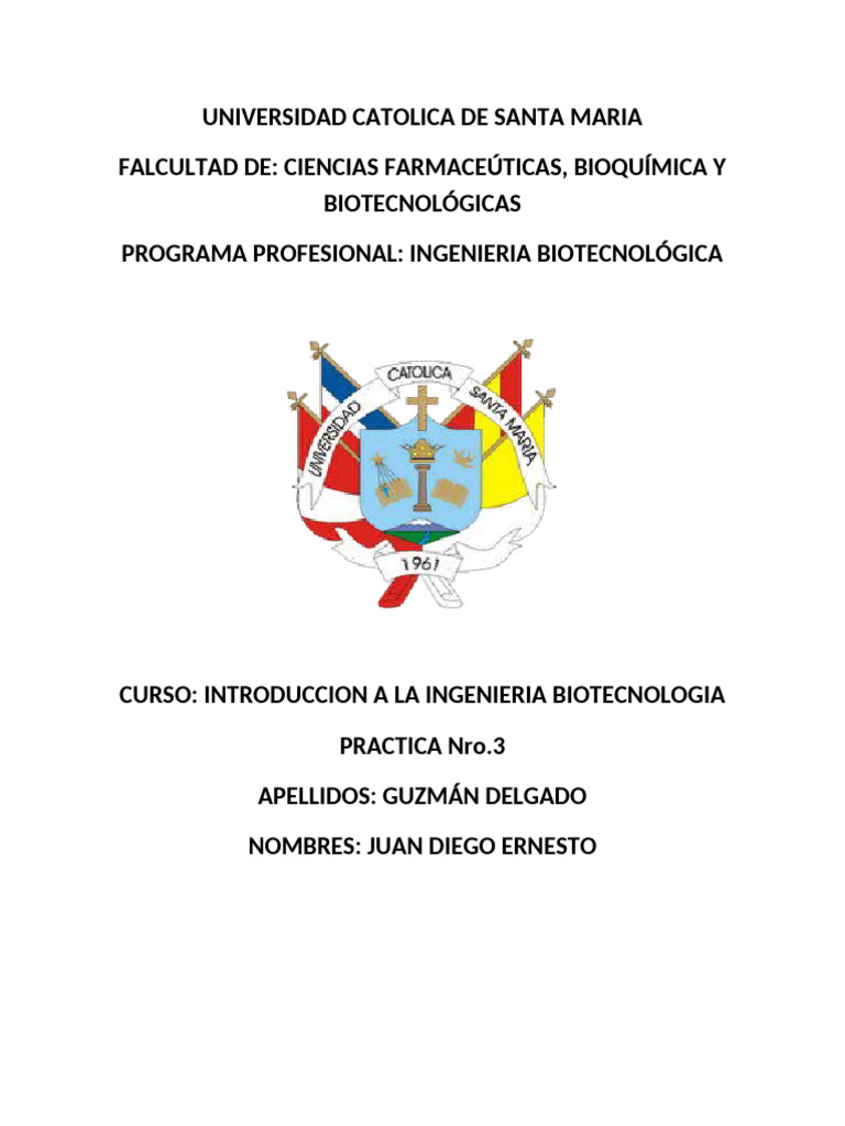 Practica Intro Informe N 3 | PDF | Levadura | Panes