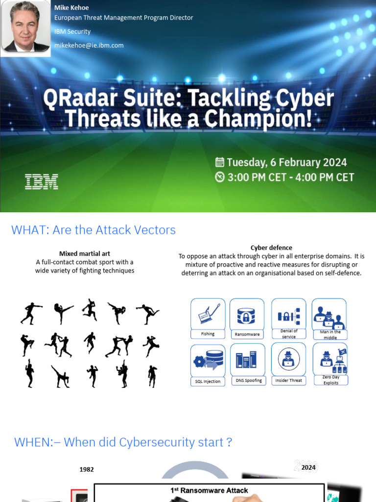IBM QRadar Cybersecurity Solutions Overview | PDF | Computer Security ...