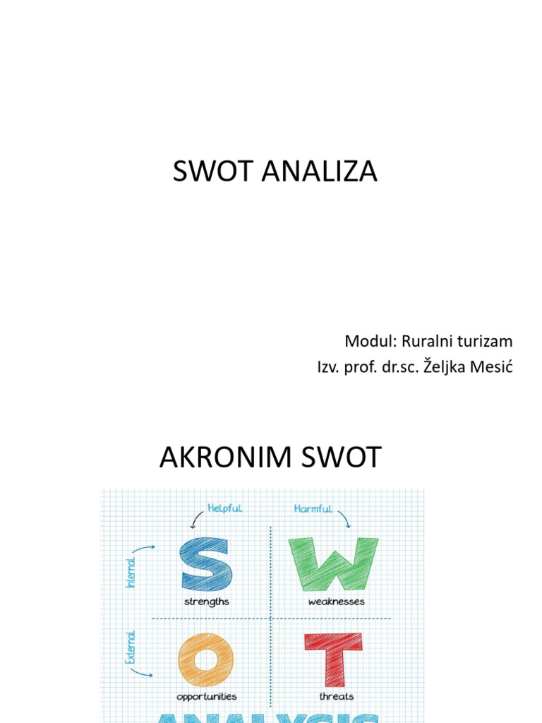 Swot Analiza | PDF