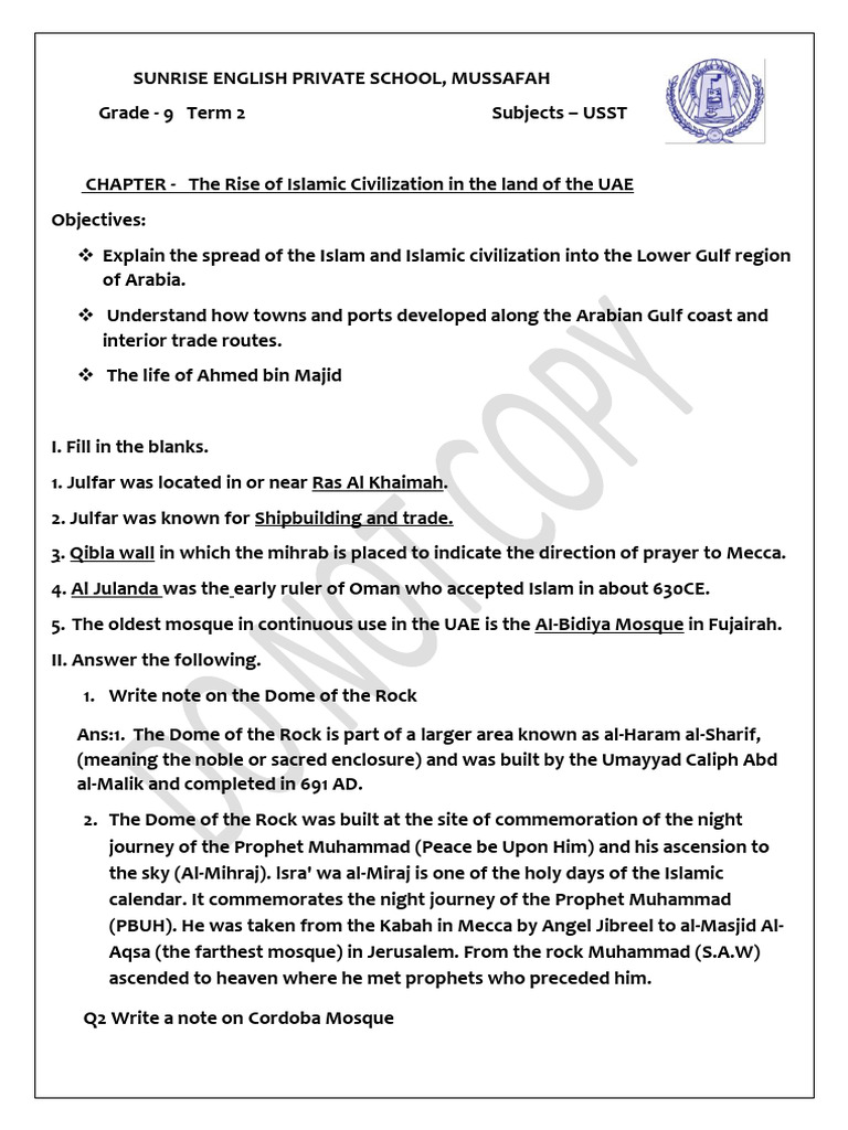 Understanding USST in Islamic History | PDF | Abrahamic Religions