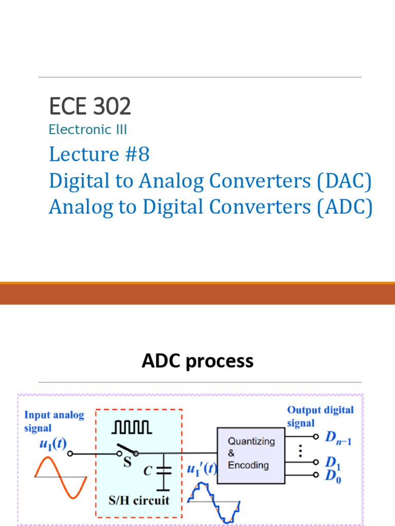 DAC and ADC Overview in ECE 302 | PDF