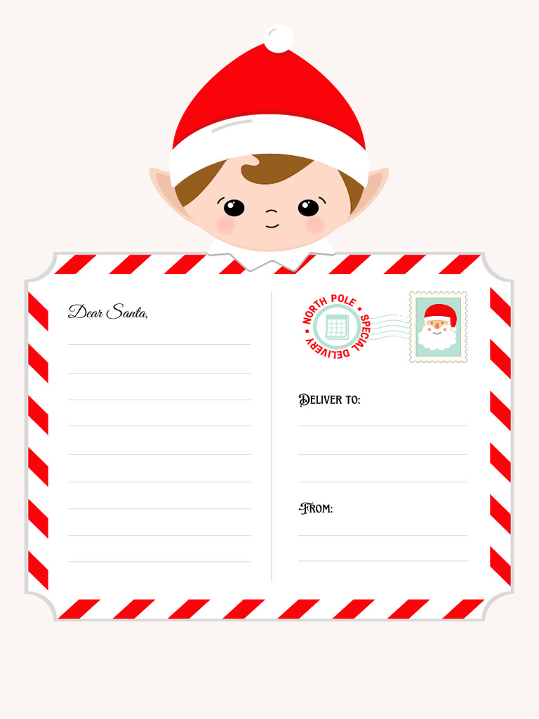 Cute Illustrated Writing Letter | PDF