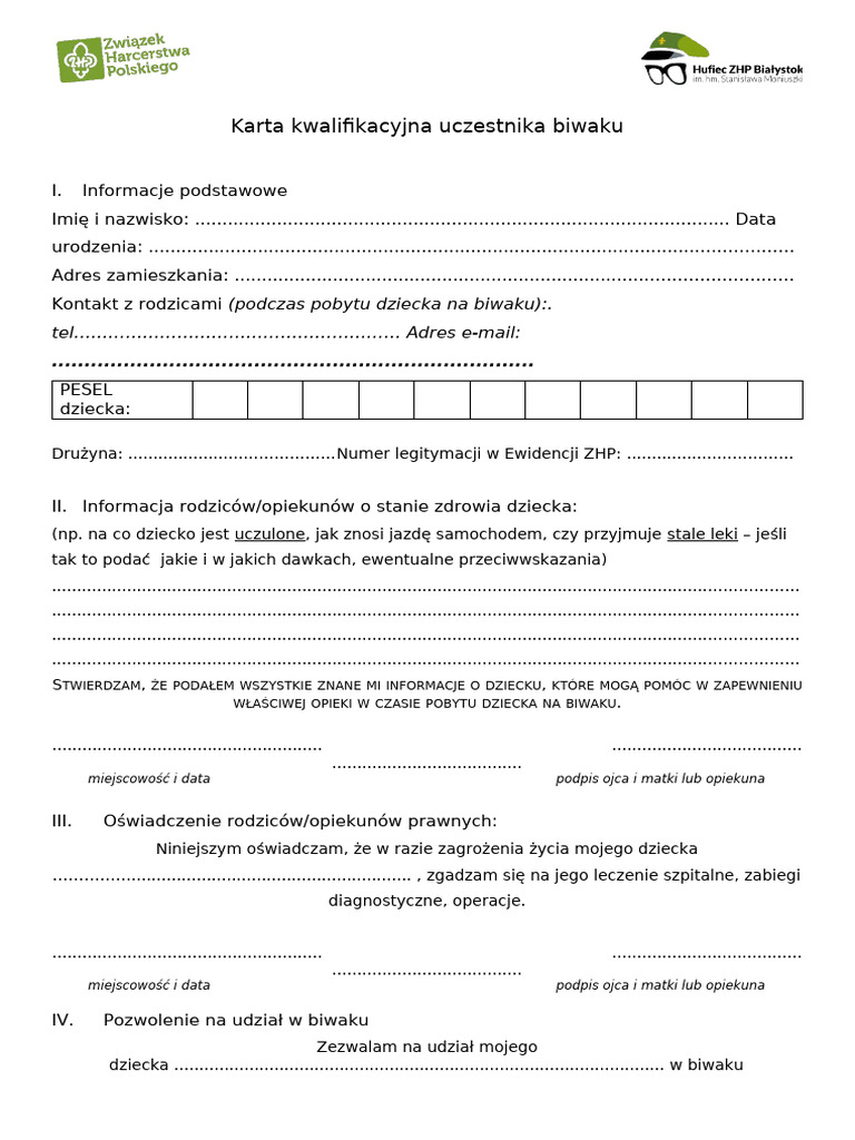 Karta Borki | PDF