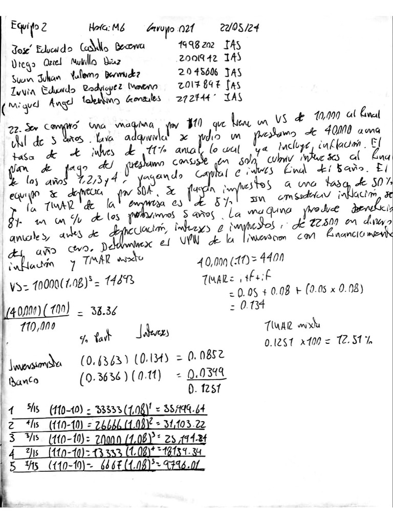 Equipo2 Problemas I Ingeco | PDF