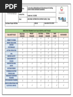 HSE Training Matrix | PDF | Safety | Prevention