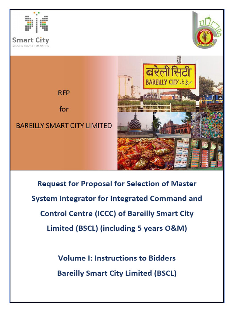 RFP Bareilly | PDF | Transport Layer Security | Request For Proposal