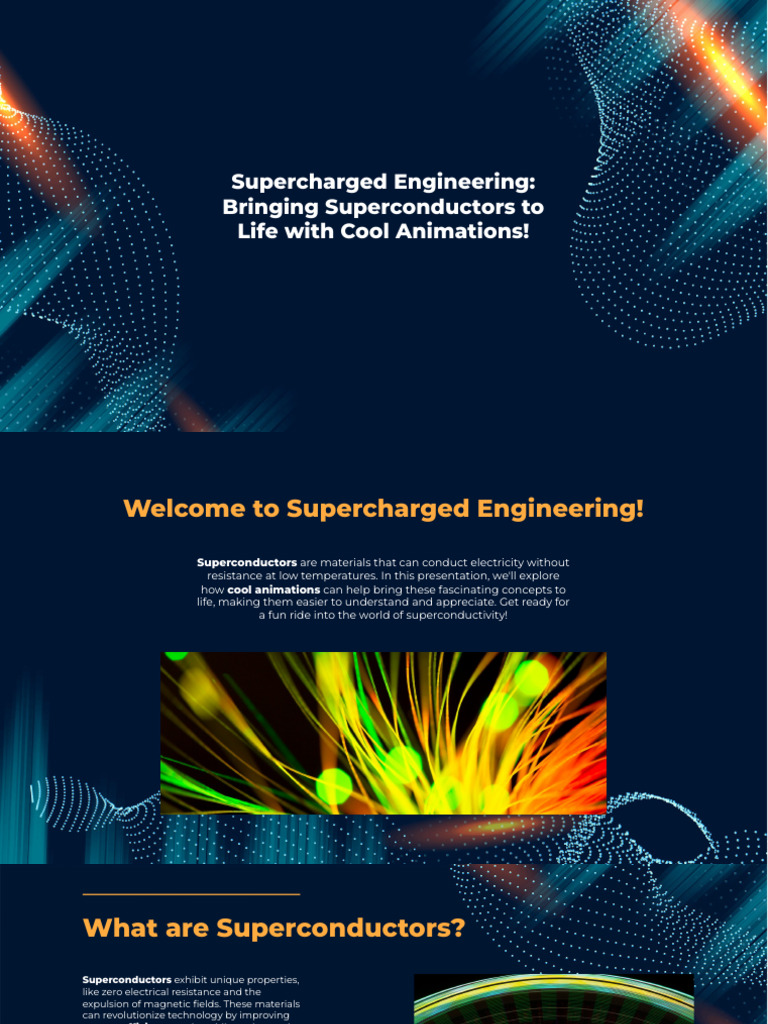 Slidesgo Supercharged Engineering Bringing Superconductors To Life With Cool Animations ...