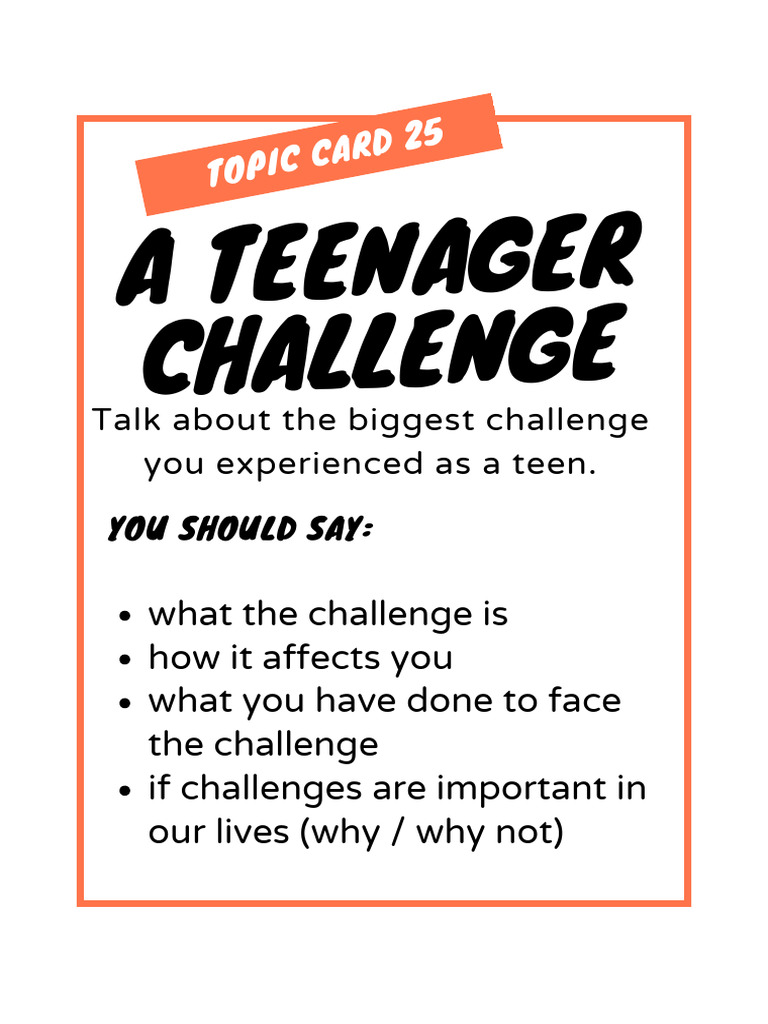 Topic Card Set E | PDF