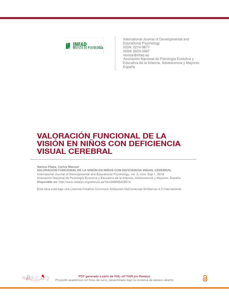 Carlos Santos Plaza-DVC | PDF | Percepción visual | Agudeza visual