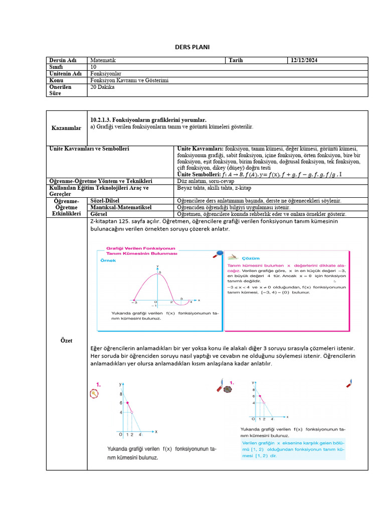Staj Ders Provası 2. Plan | PDF
