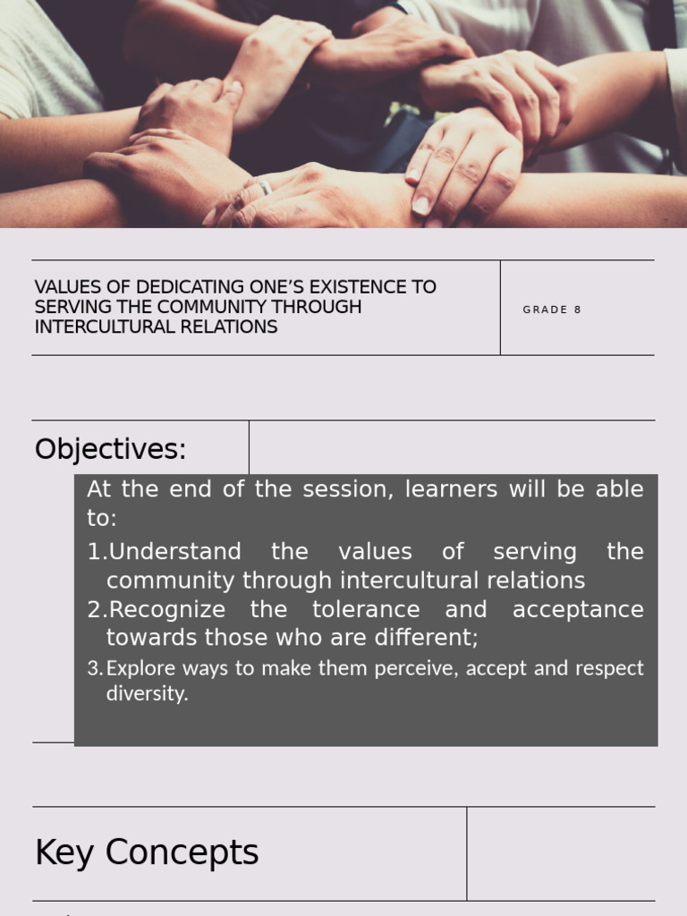 Grade 8 Values March 1 | PDF