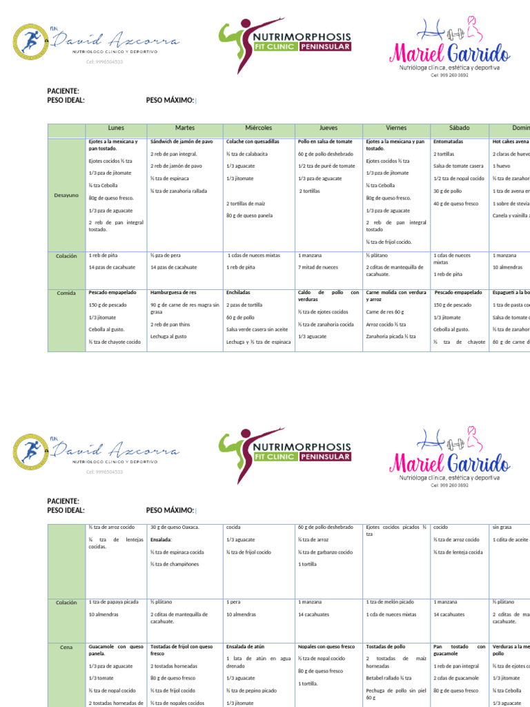 1300 Kcal - FD HC 50 - 147 G PRO 20 - 74 G LIP 30 - 39 G | PDF ...