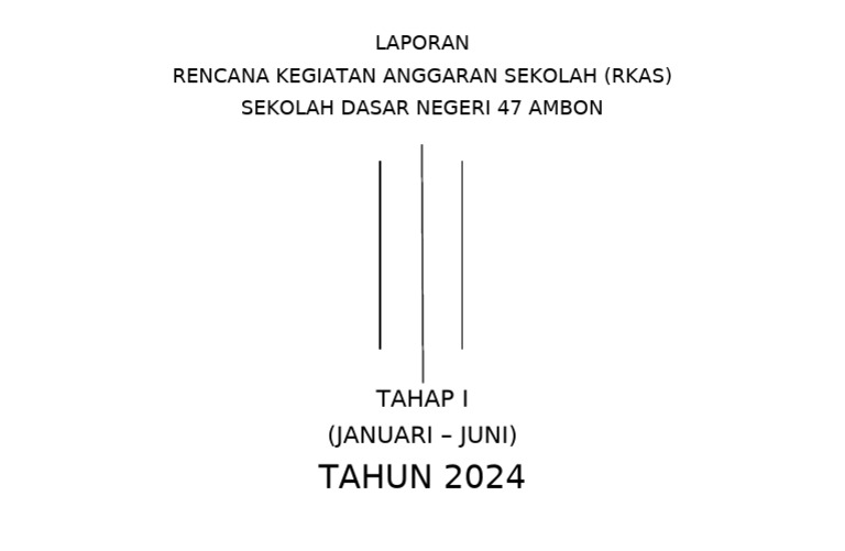 Cover Laporan Rkas 2024 | PDF