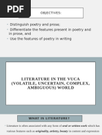 Grade 7 - Literature study guide | PDF | Poetry | Narrative