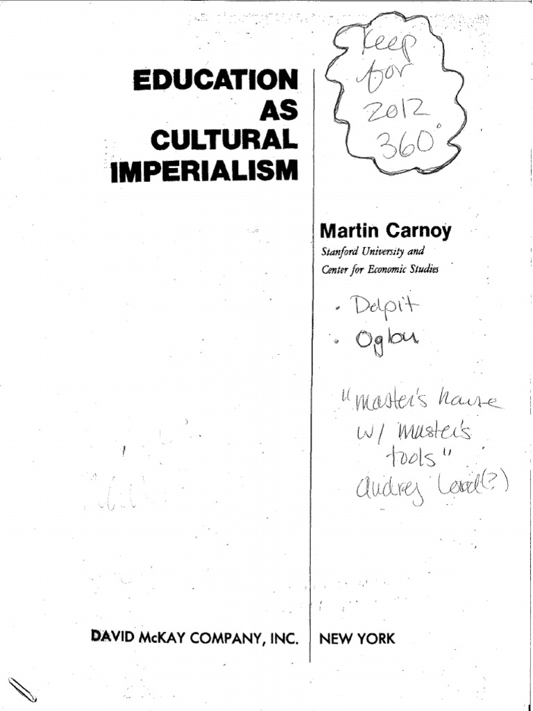 Education As Cultural Imperialism | PDF | British Empire | Political ...
