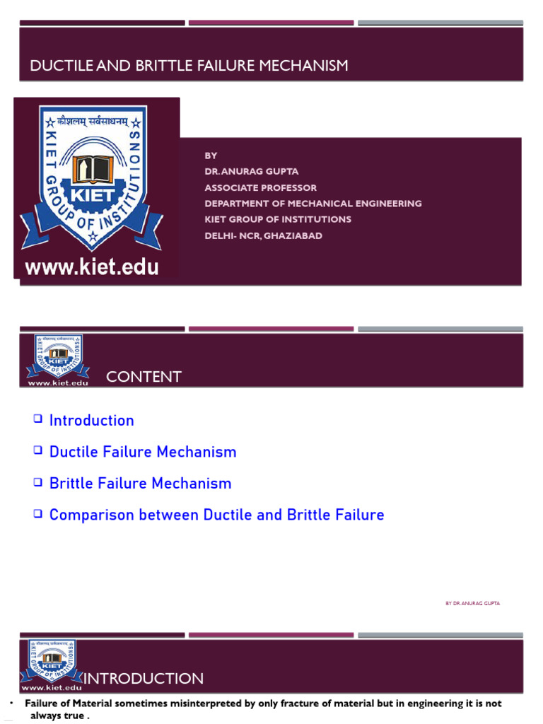 ductile brittle failure | PDF | Fracture | Ductility