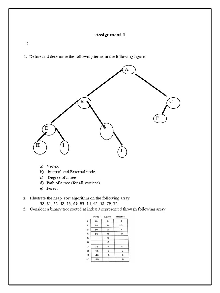Assignment 4 | PDF | Algorithms And Data Structures | Algorithms