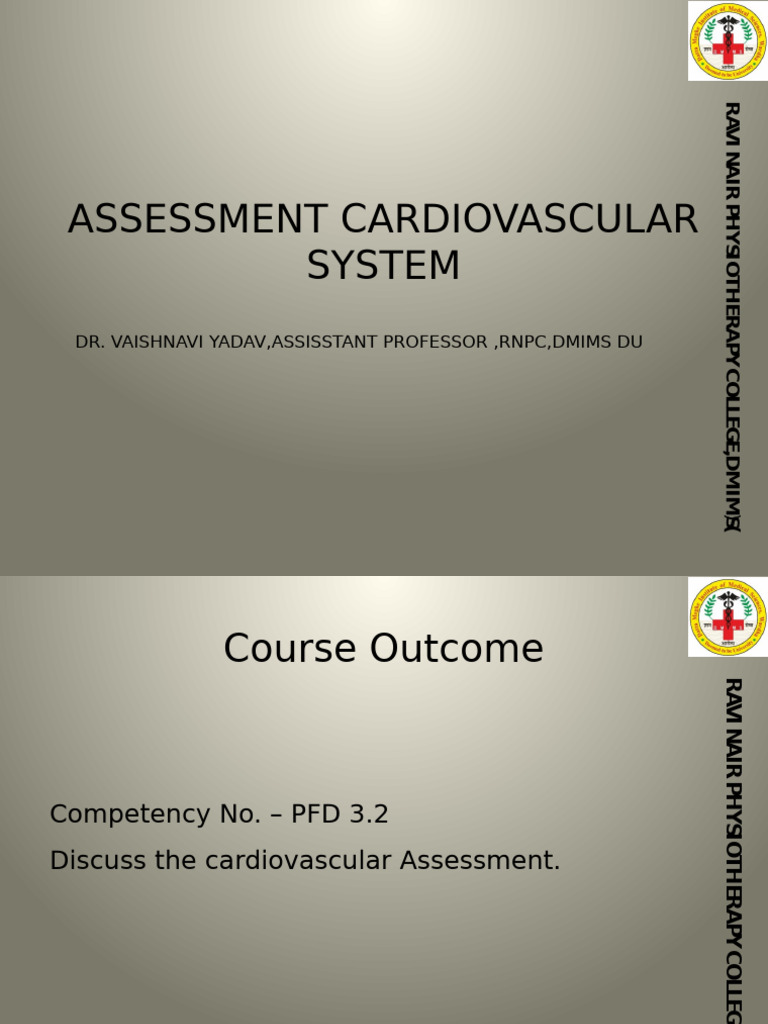 Assessment Cardiovascular System 2 | PDF | Heart Valve | Diastole