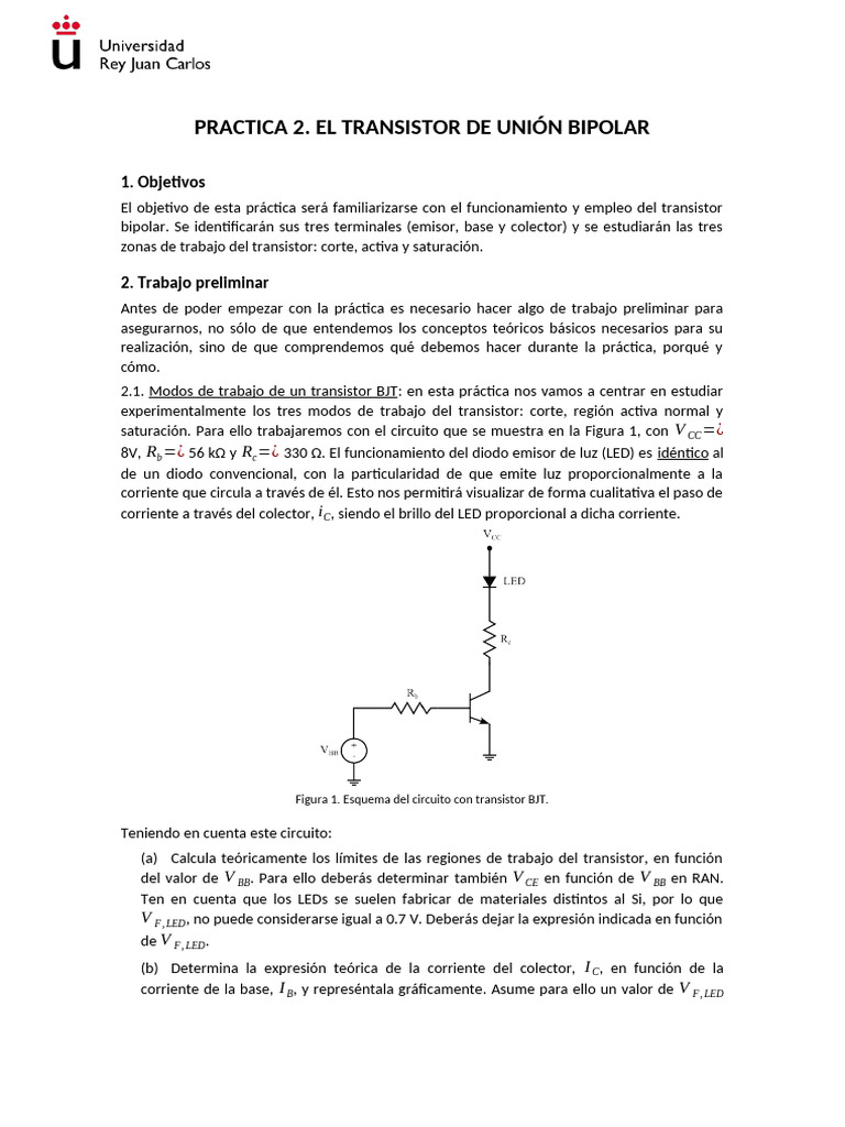 ELE BJT Lab | PDF | Transistor | Transistor de unión bipolar