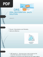 ORS Composition and Ingredients Overview | PDF | Electrolyte | Dehydration