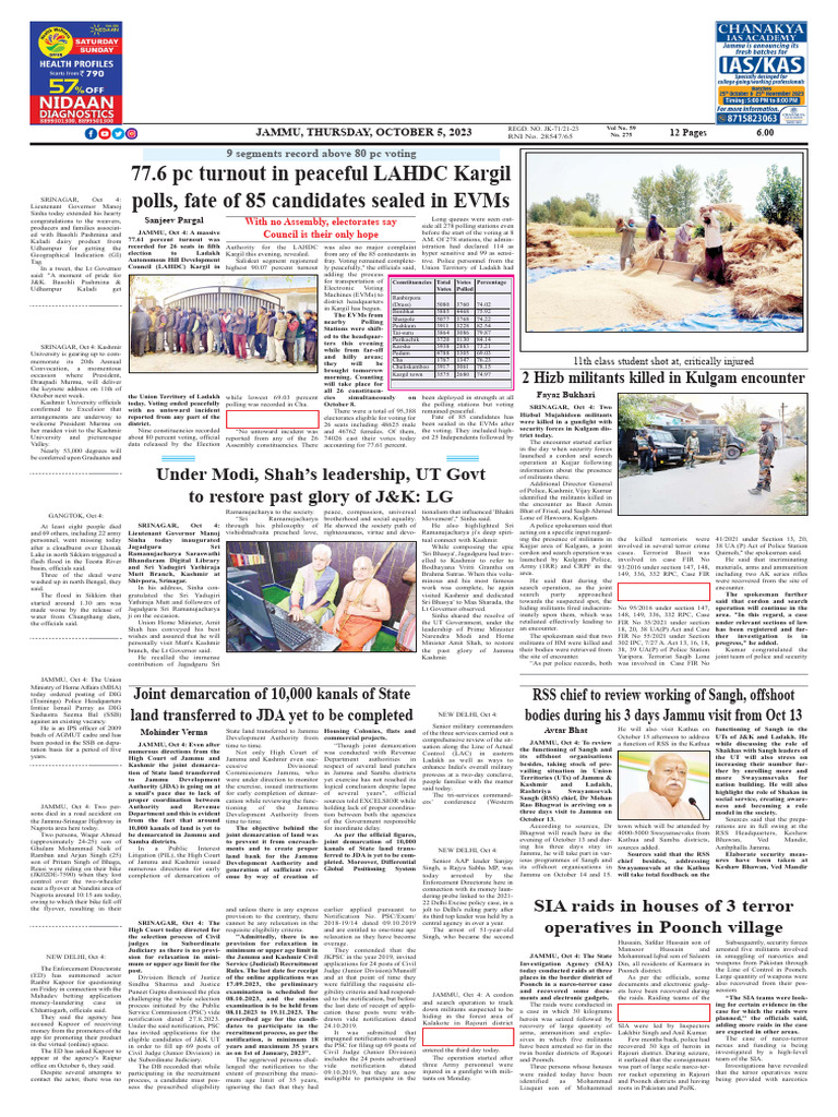 Daily Excelsior Newspaper | PDF
