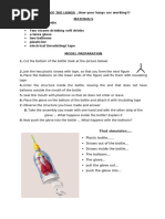 Respiratory System Model Procedure | PDF
