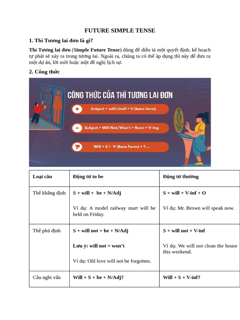 future simple | PDF