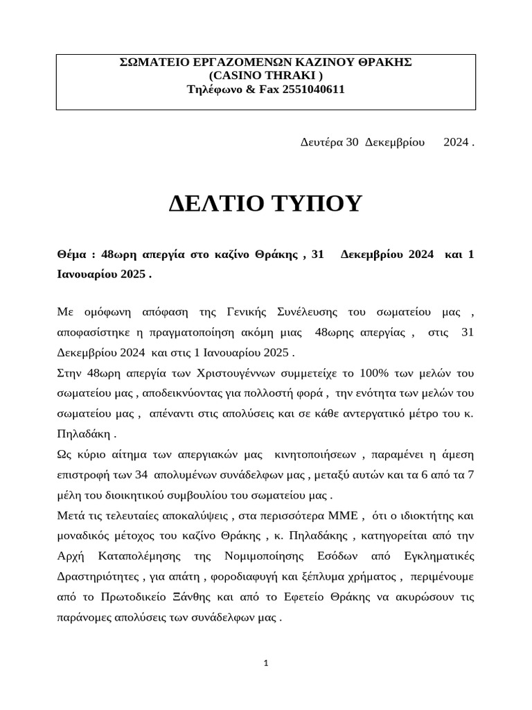 ΔΕΛΤΙΟ ΤΥΠΟΥ 30.12.2024 | PDF