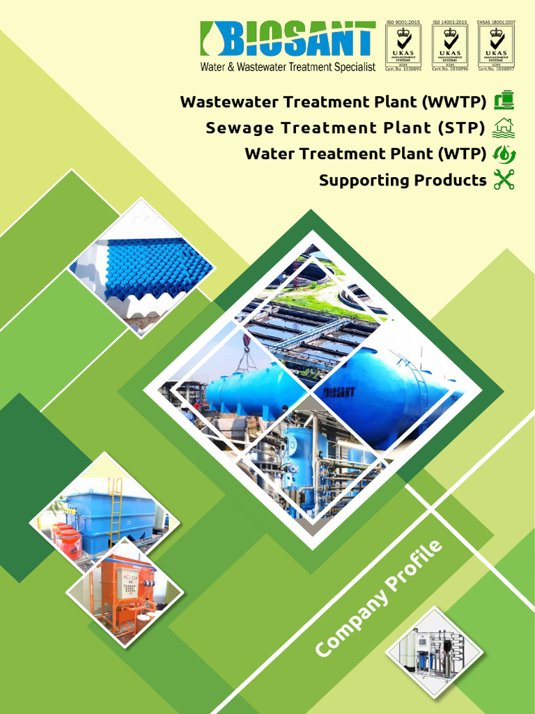 Company Profile Biosant 2022 English | PDF | Sewage Treatment | Sewage
