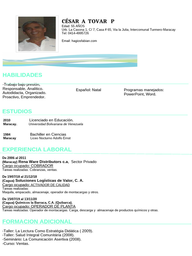 CURRICULUM CÉSAR NUEVO | PDF