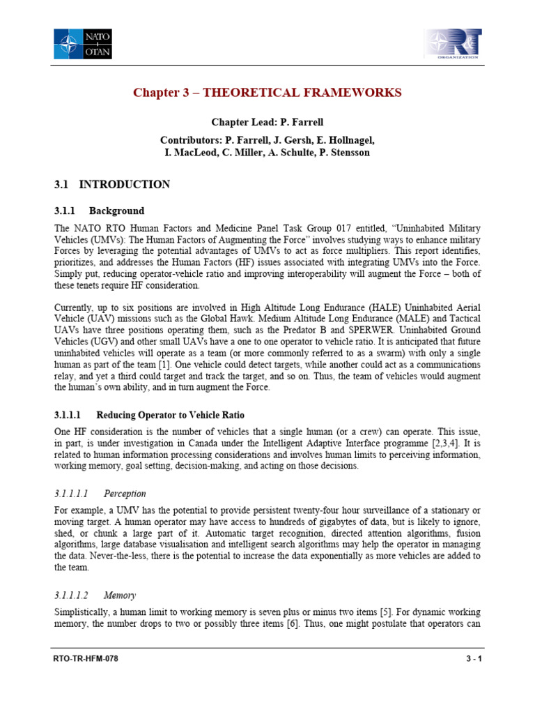 Chapter 3 - Theoretical Frameworks | PDF | System | Theory