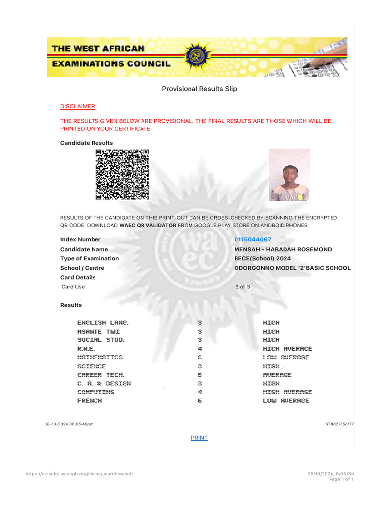 WAEC Candidate Eresults | PDF | Computing | Software