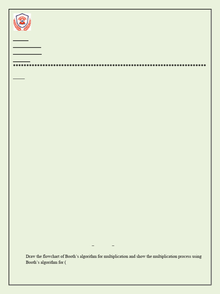 COA Second Sessional Paper B Tech 2nd Year | PDF | Cpu Cache | Computer Architecture