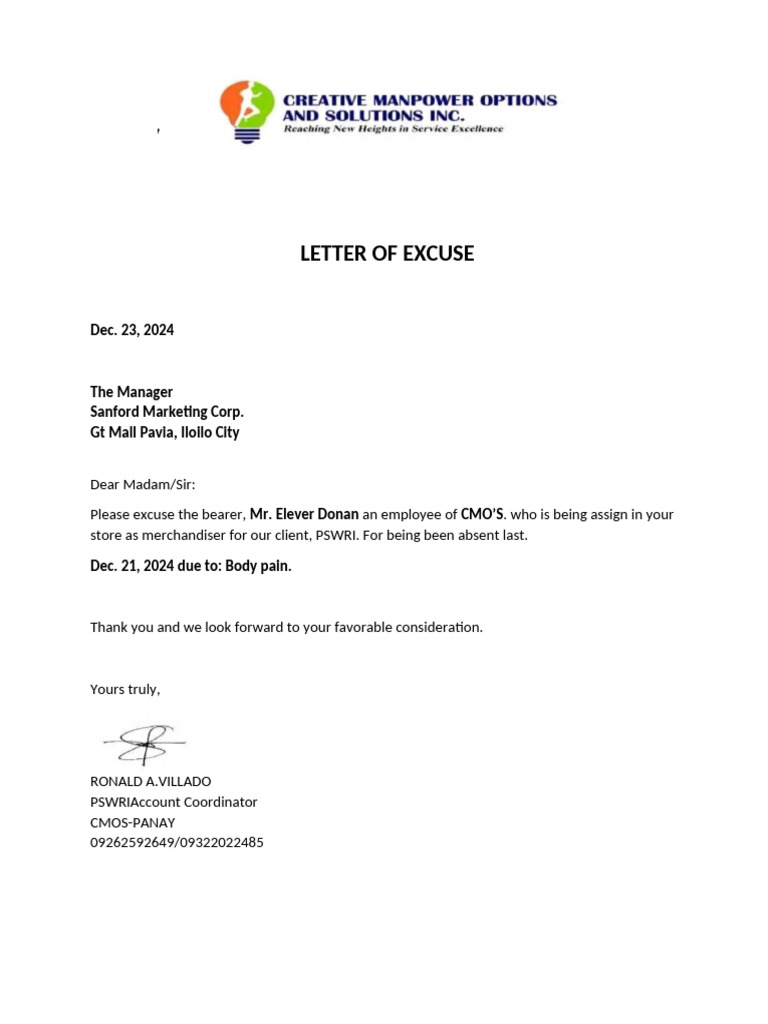 Letter 2023 | PDF