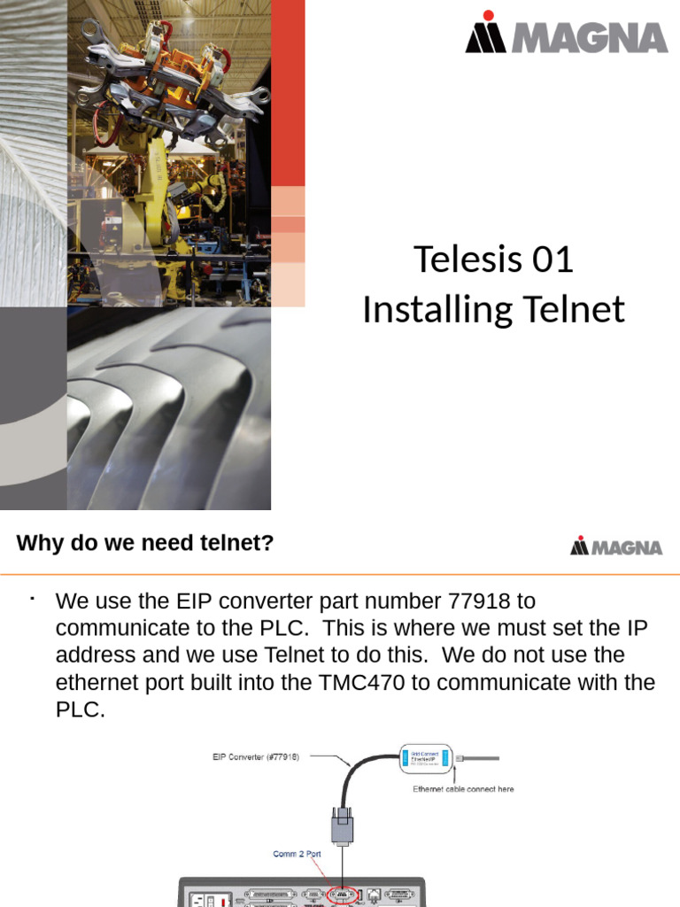 Telesis 01 - Installing Telnet | PDF