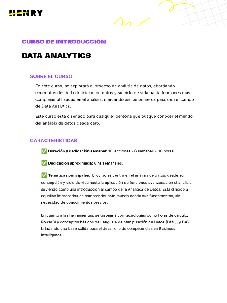 Intro Data Analytics | PDF | Análisis de los datos | Inteligencia de ...