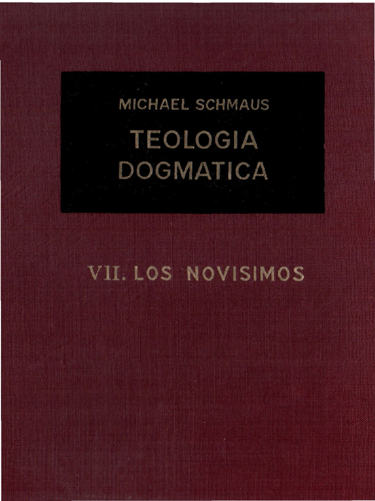 Michael Schmaus, Los Novisimos | PDF | Business