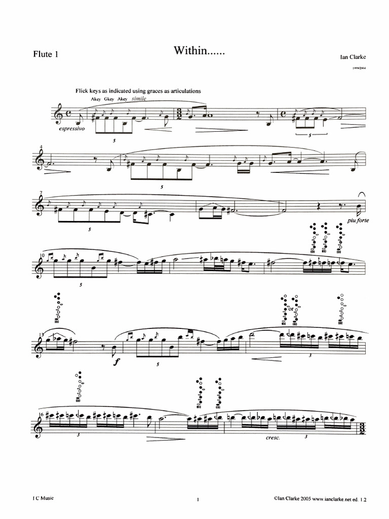 Ian Clarke Within... Parts | PDF