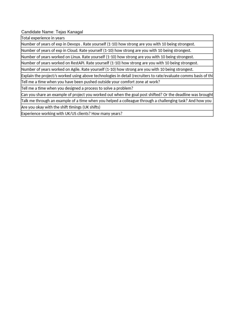 Screening Template (1) | PDF