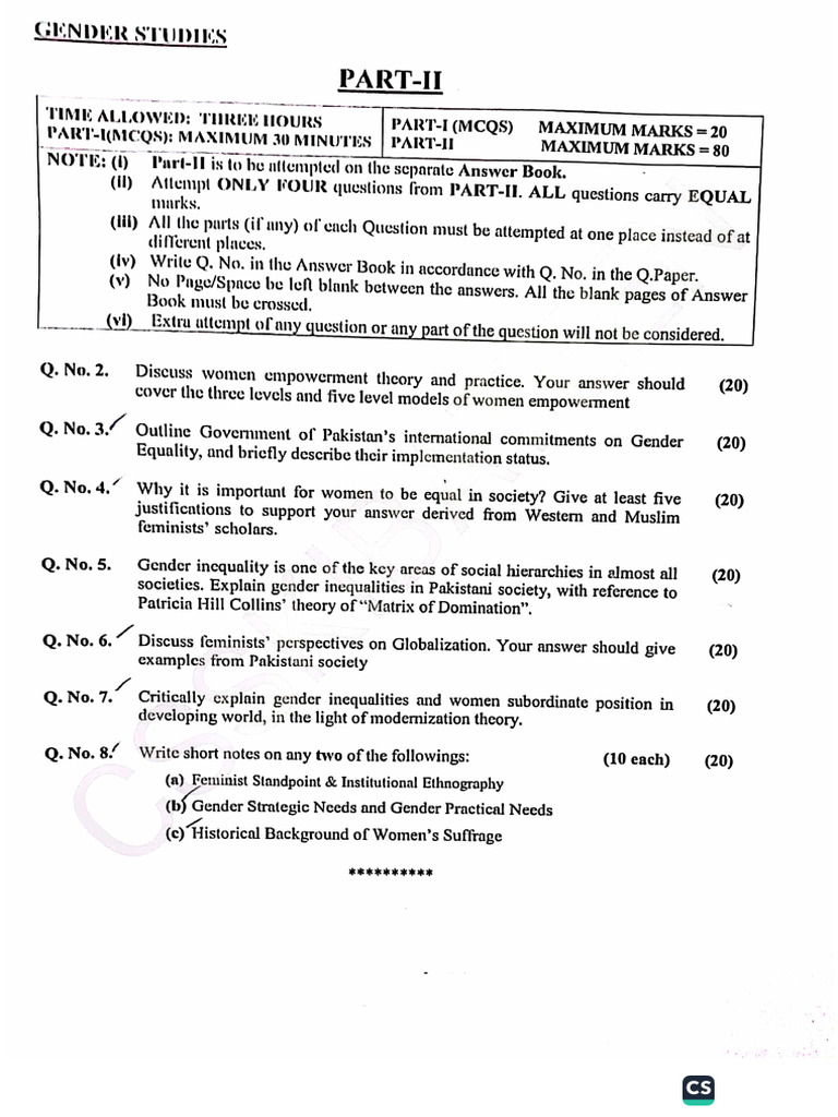 Gender Studies css special | PDF