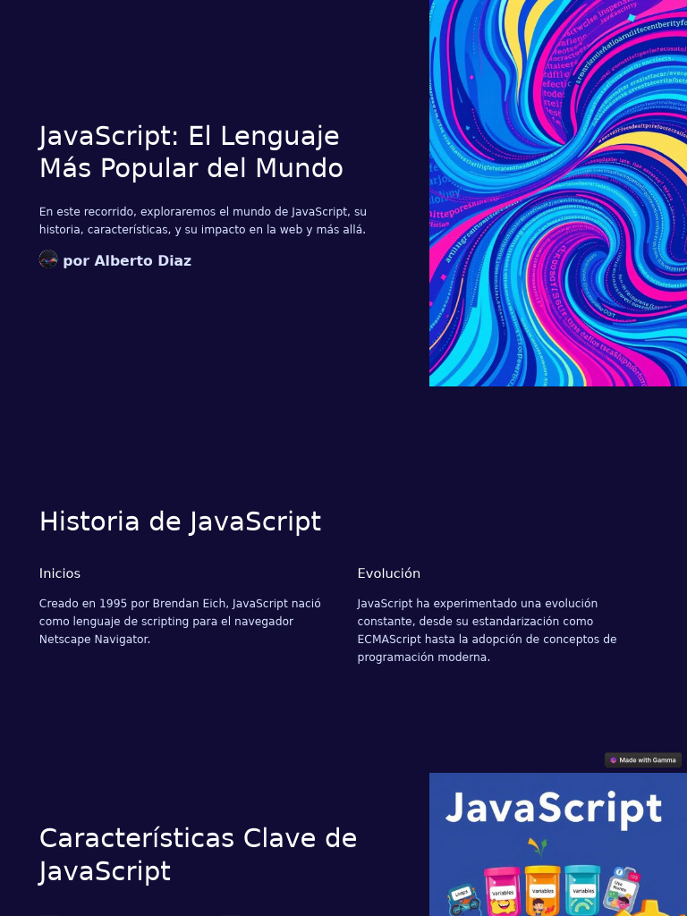 JavaScript El Lenguaje Mas Popular Del Mundo | PDF | Script Java ... JavaScript El Lenguaje Mas Popular Del Mundo | PDF | Script Java ...