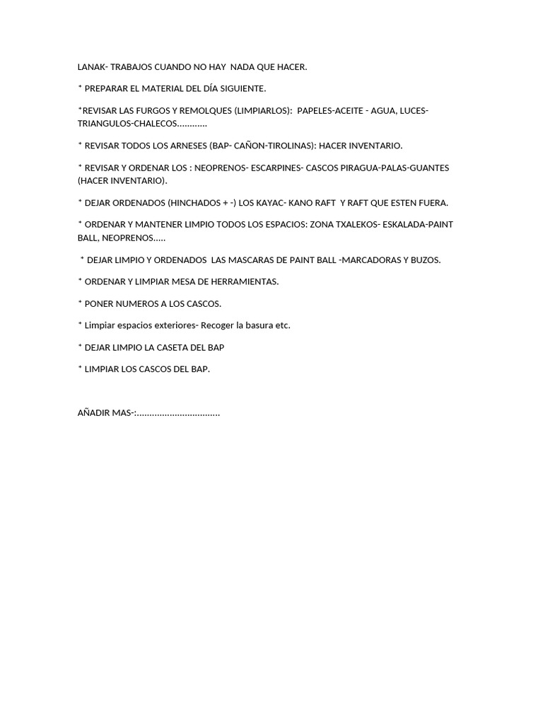 Lanak Trabajos | PDF