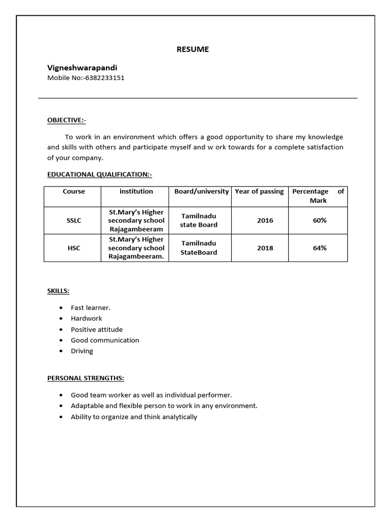 Vicky Resume | PDF